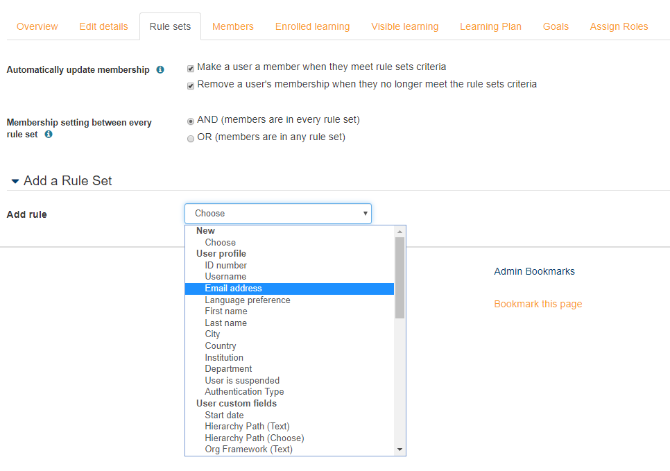 Audiences – Learning Pool Help Centre