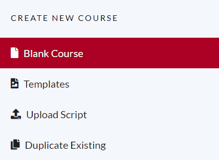 Creating a course – Learning Pool Help Centre