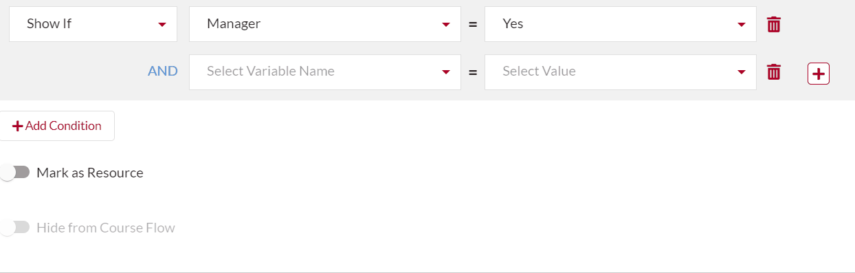 Branching content – Learning Pool Help Centre