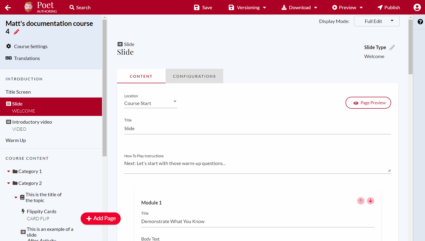 Previewing – Learning Pool Help Centre