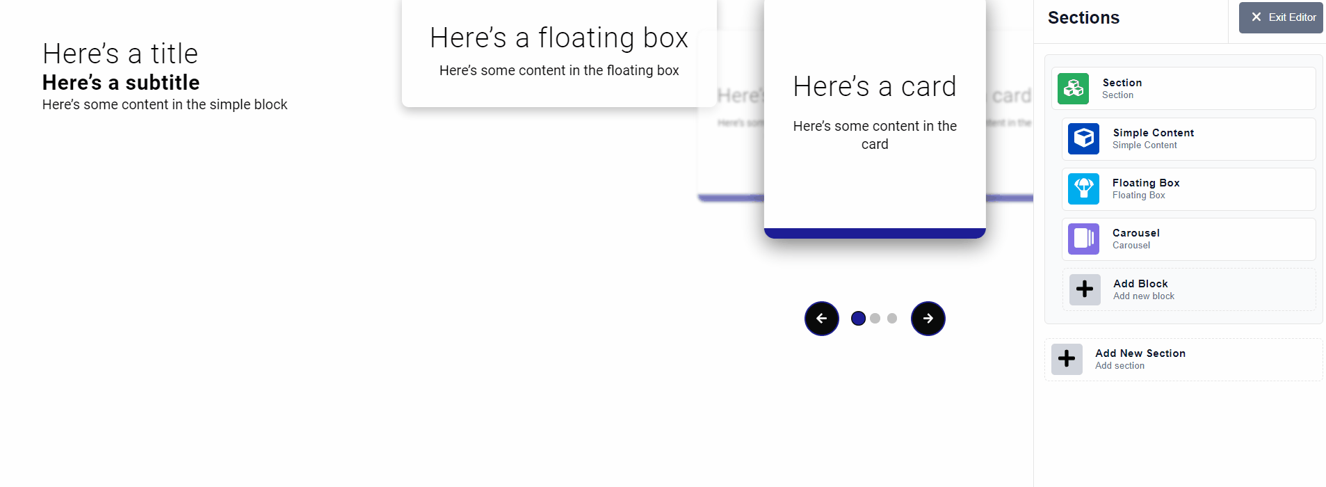 Blocks – Learning Pool Help Centre