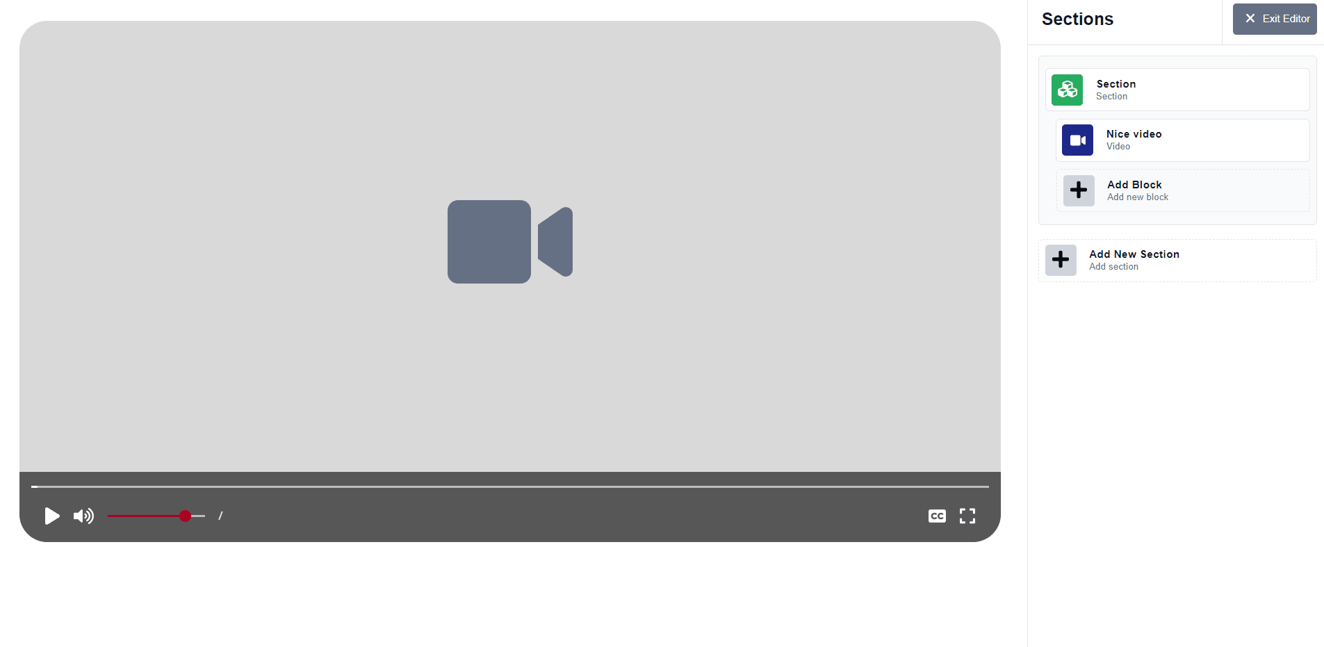 Sections – Learning Pool Help Centre