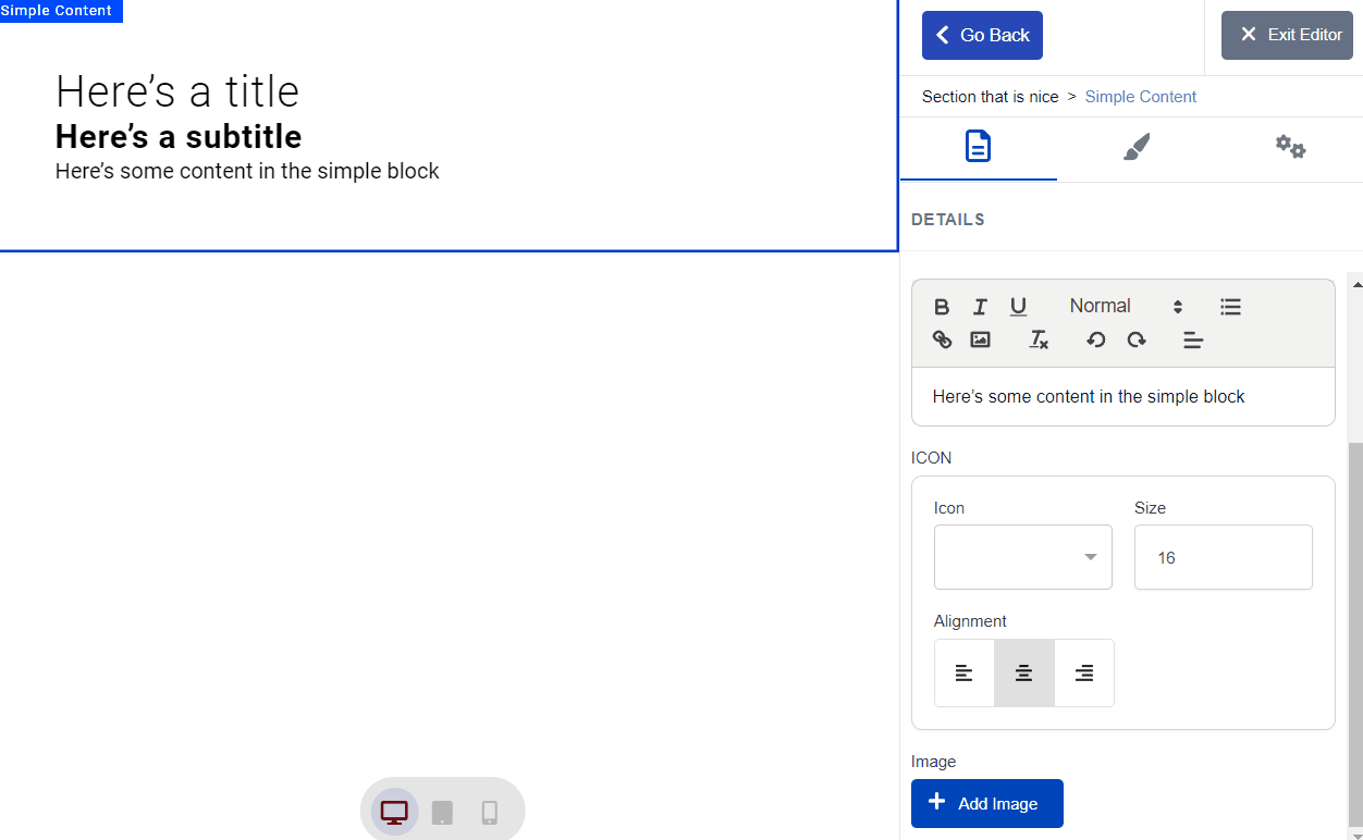 Simple content block – Learning Pool Help Centre