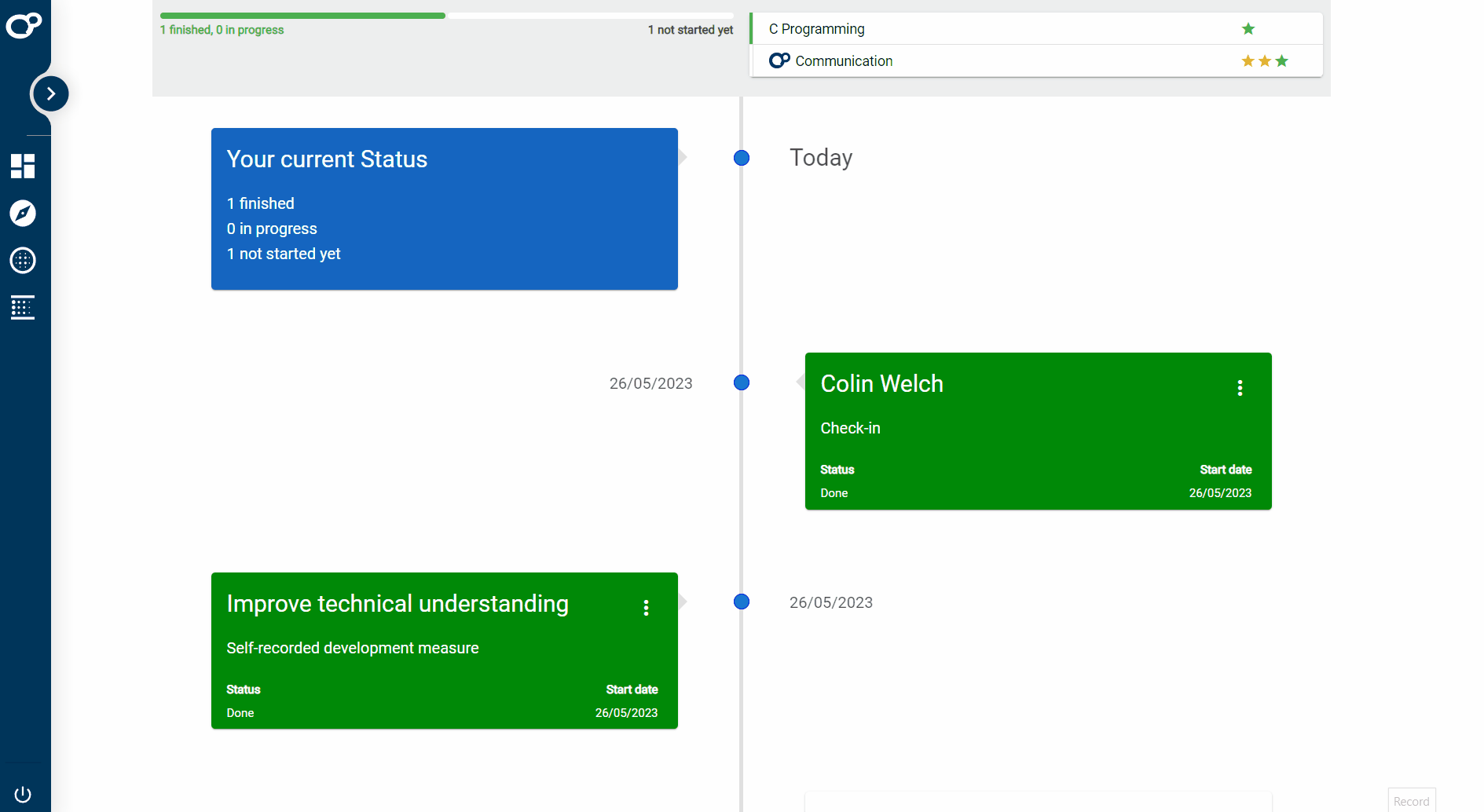 Development plan – Learning Pool Help Centre