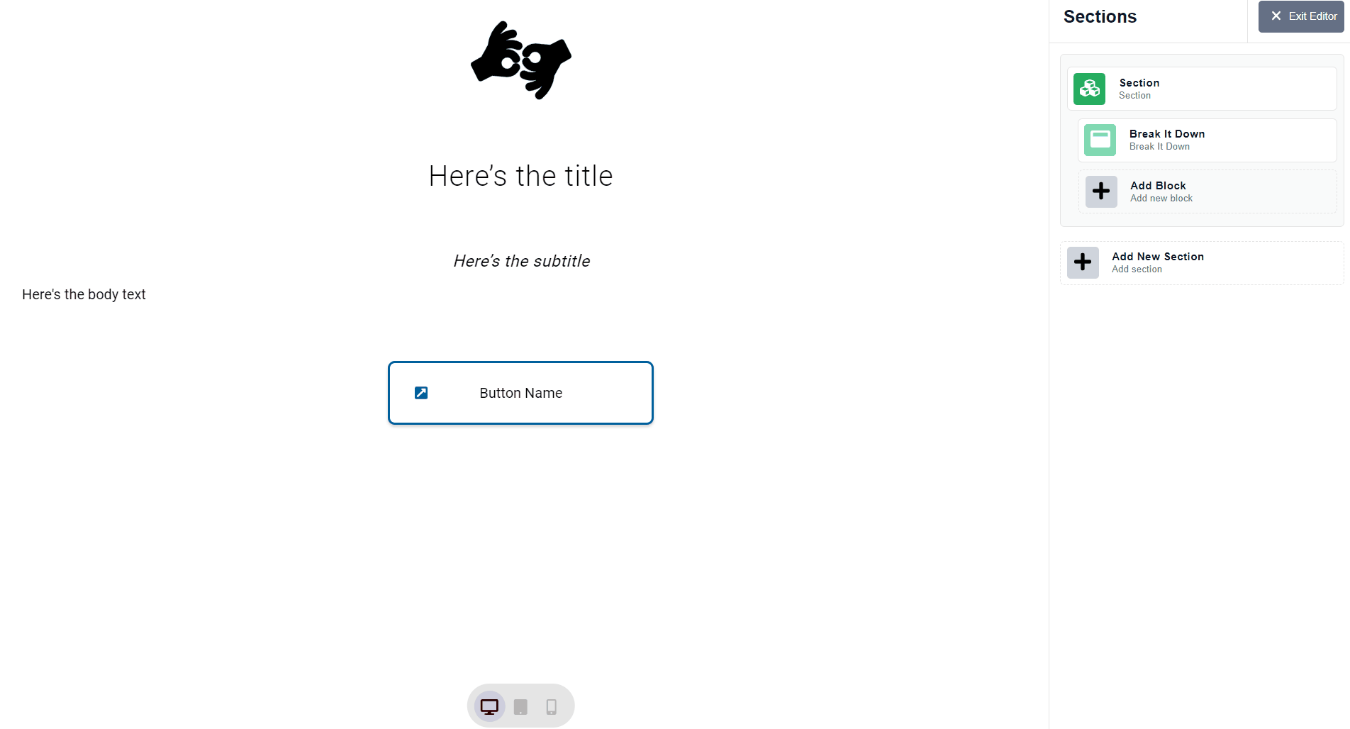 Break It Down block – Learning Pool Help Centre