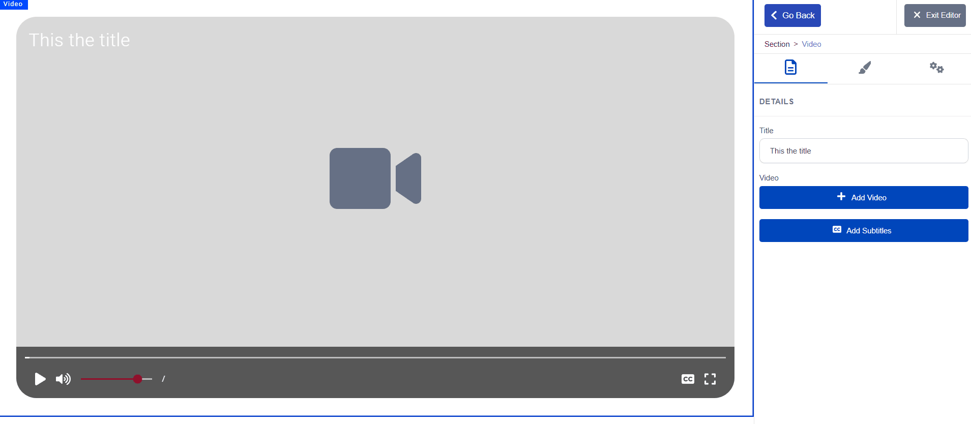 Video block – Learning Pool Help Centre