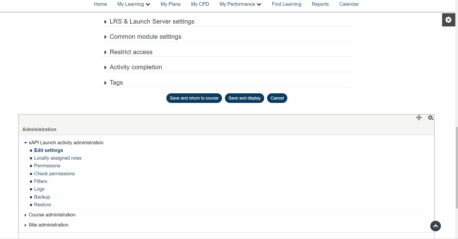 xAPI Launch – Learning Pool Help Centre