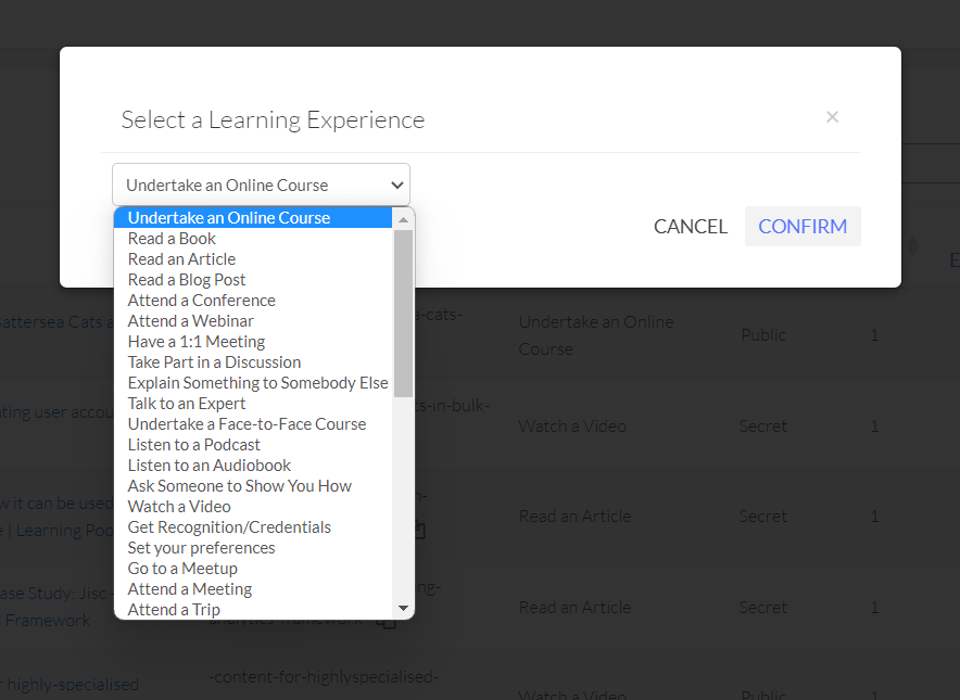 Glossary – Learning Pool Help Centre
