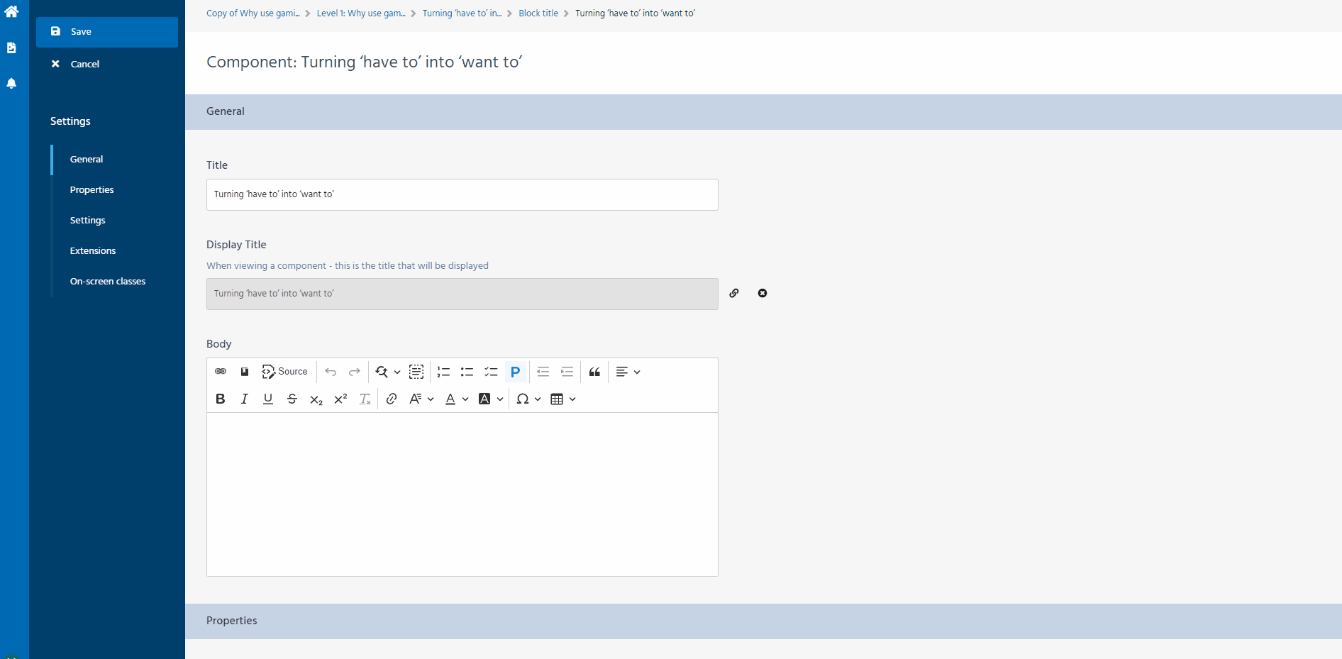 Adding animation to your course – Learning Pool Help Centre