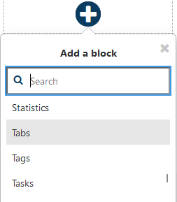 Tabs block – Learning Pool Help Centre