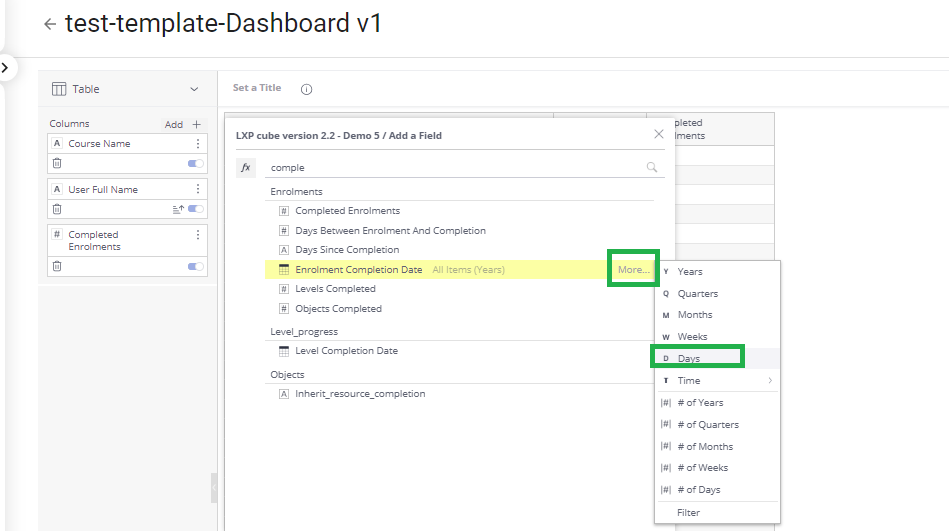 How to Create a Basic Completion Dashboard as a Designer – Learning ...