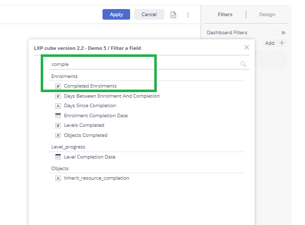 How to Create a Basic Completion Dashboard as a Designer – Learning Pool Help Centre
