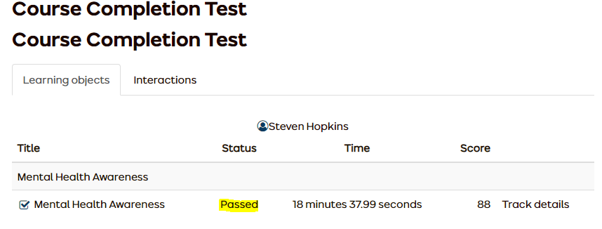 Investigating course completion issues – Learning Pool Help Centre