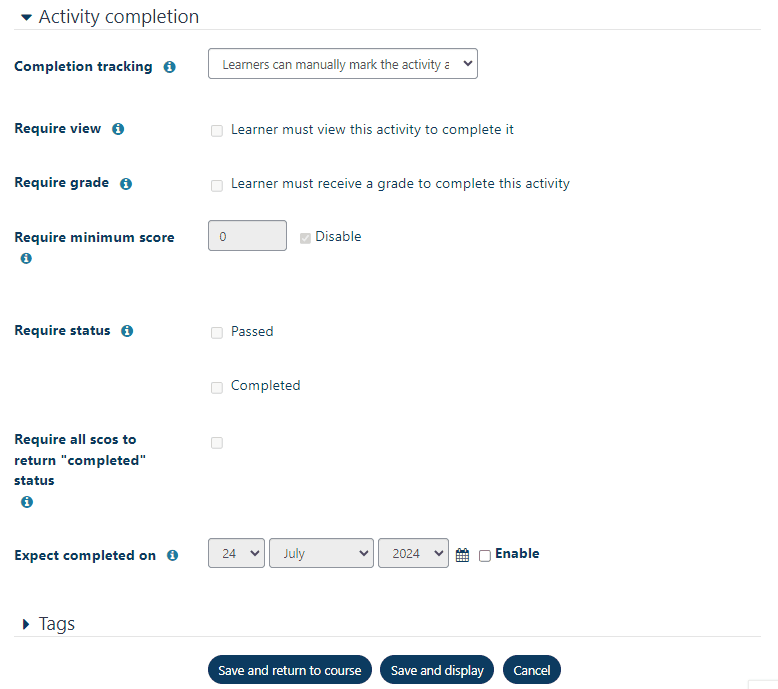 Updating a SCORM package on a Course Page in the LMS – Learning Pool ...