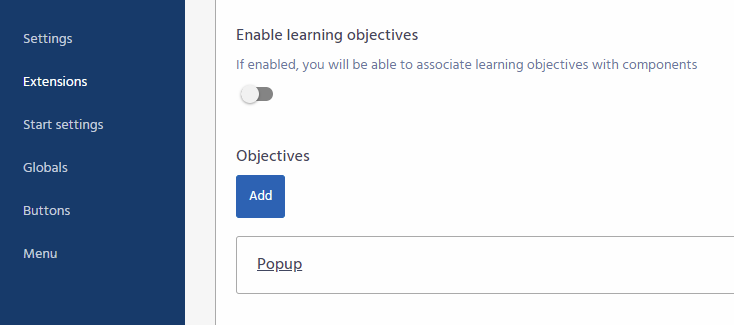 Configuring the Learning Objectives extension – Learning Pool Help Centre