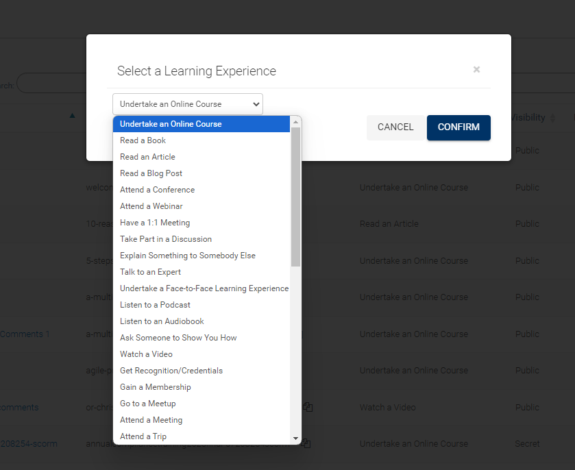 Introducing learning experiences – Learning Pool Help Centre