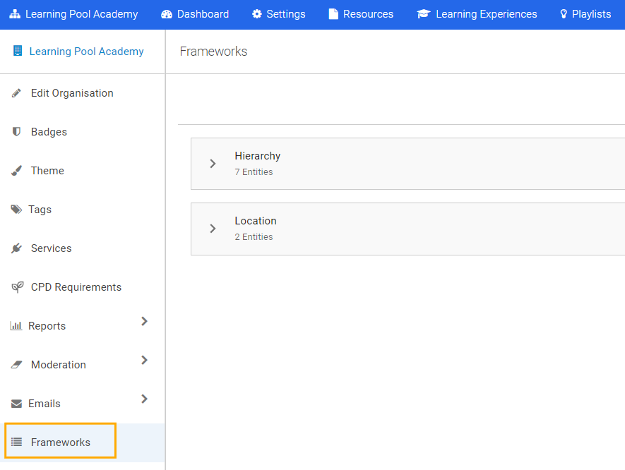 Frameworks: what they are and how they are used – Learning Pool Help Centre