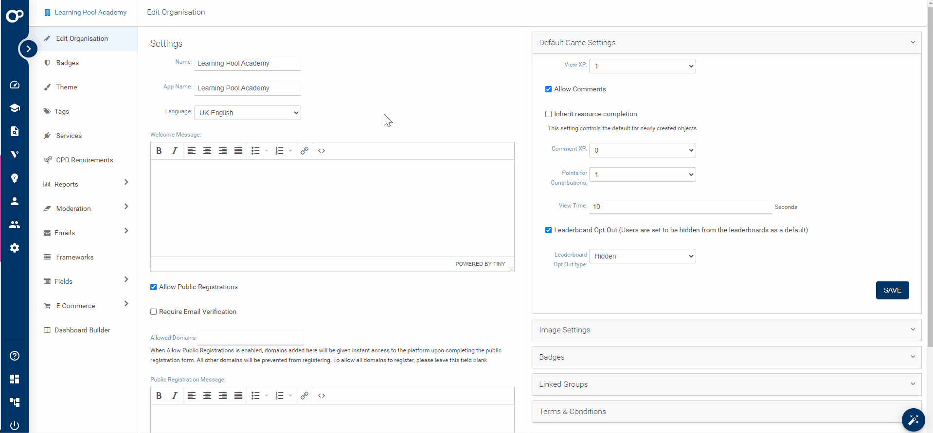 Optional security layers – Learning Pool Help Centre
