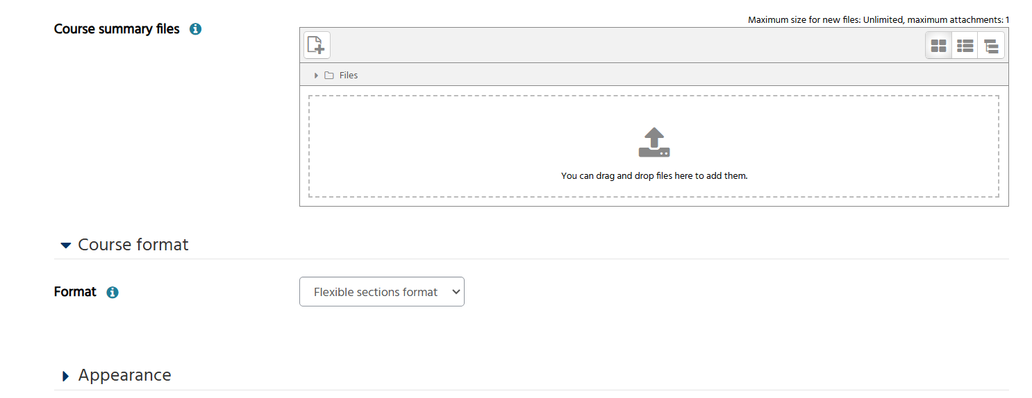 Flexible Sections Format – Learning Pool Help Centre