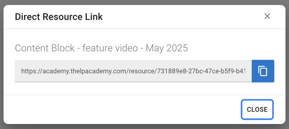 Direct Resource URLs – Learning Pool Help Centre
