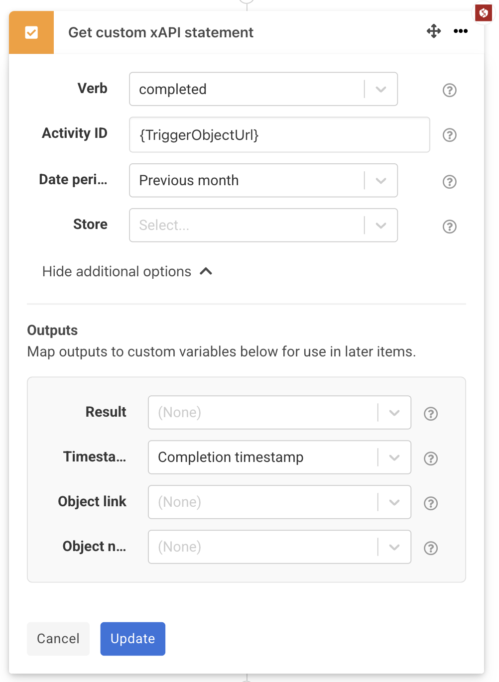 Get custom xAPI statement – Learning Pool Help Centre