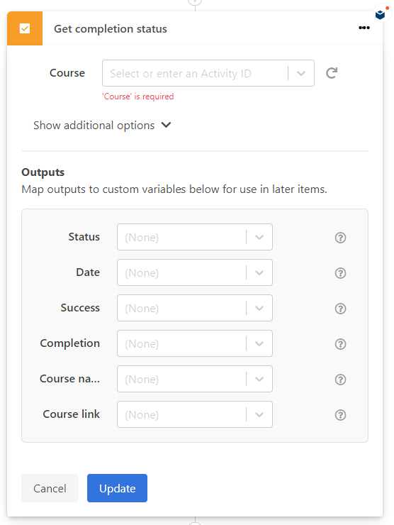 Get completion status – Learning Pool Help Centre