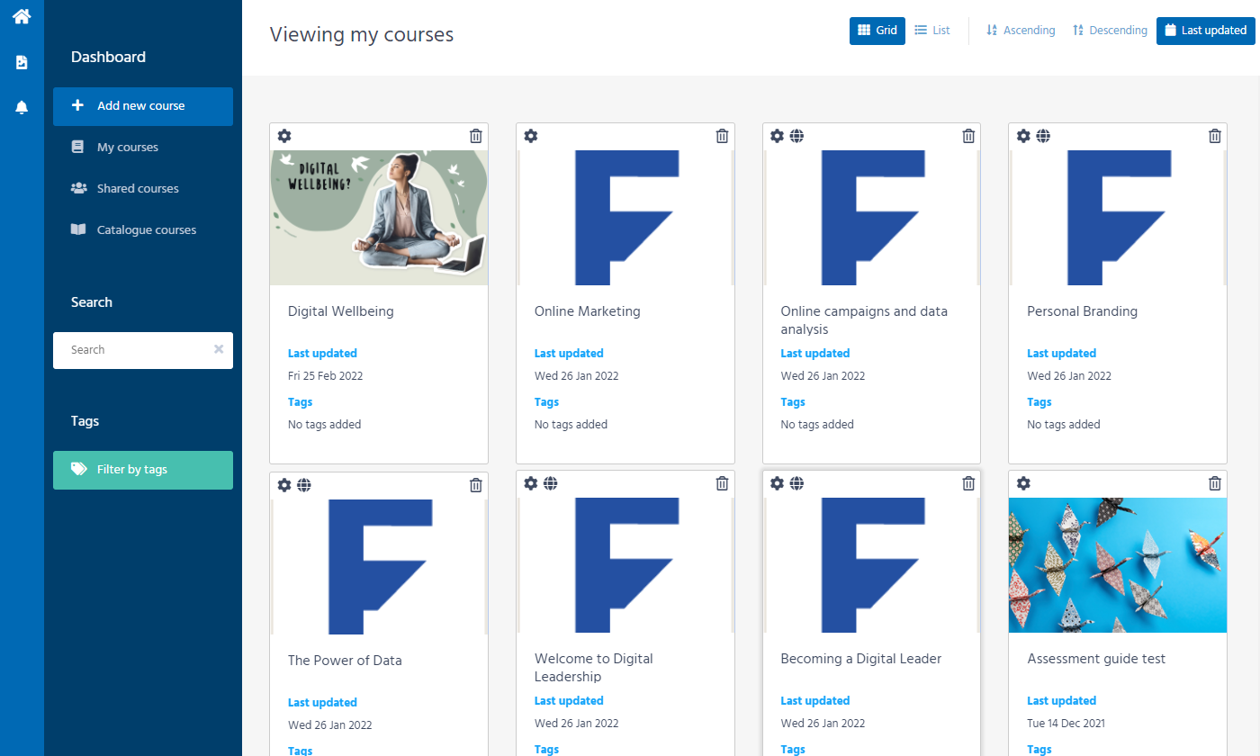 The key concepts – Learning Pool Help Centre