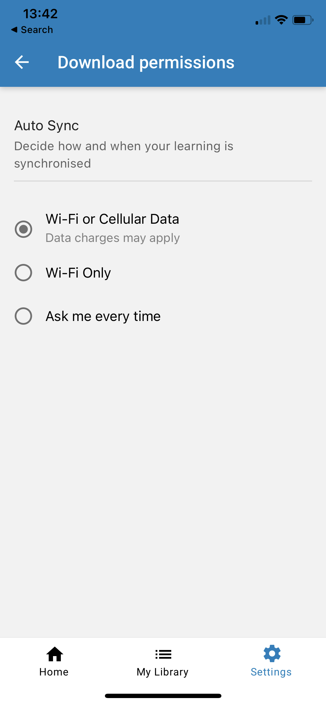 Learning Pool LXP mobile app – Learning Pool Help Centre