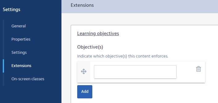 Learning Objectives – Learning Pool Help Centre