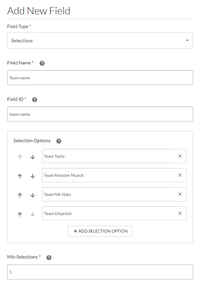 Entity fields – Learning Pool Help Centre