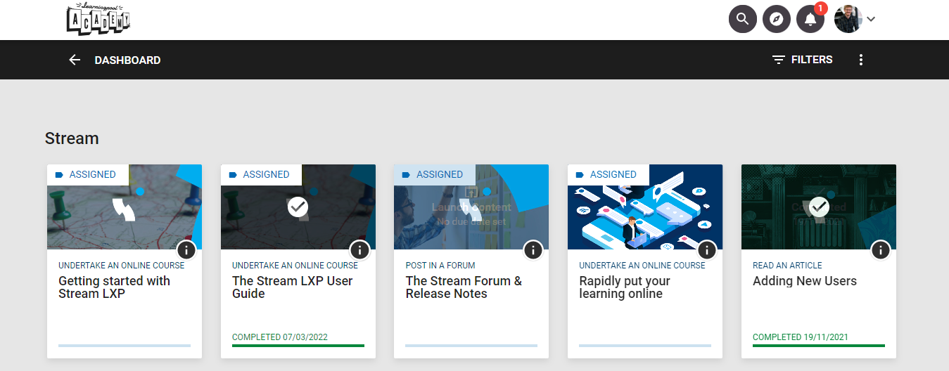 Introducing playlists – Learning Pool Help Centre