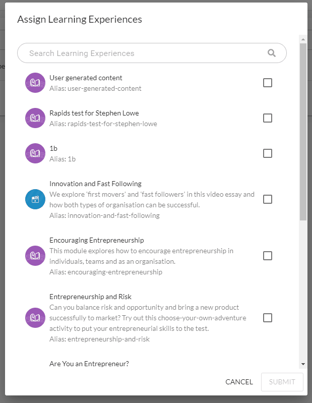 Creating a new playlist – Learning Pool Help Centre