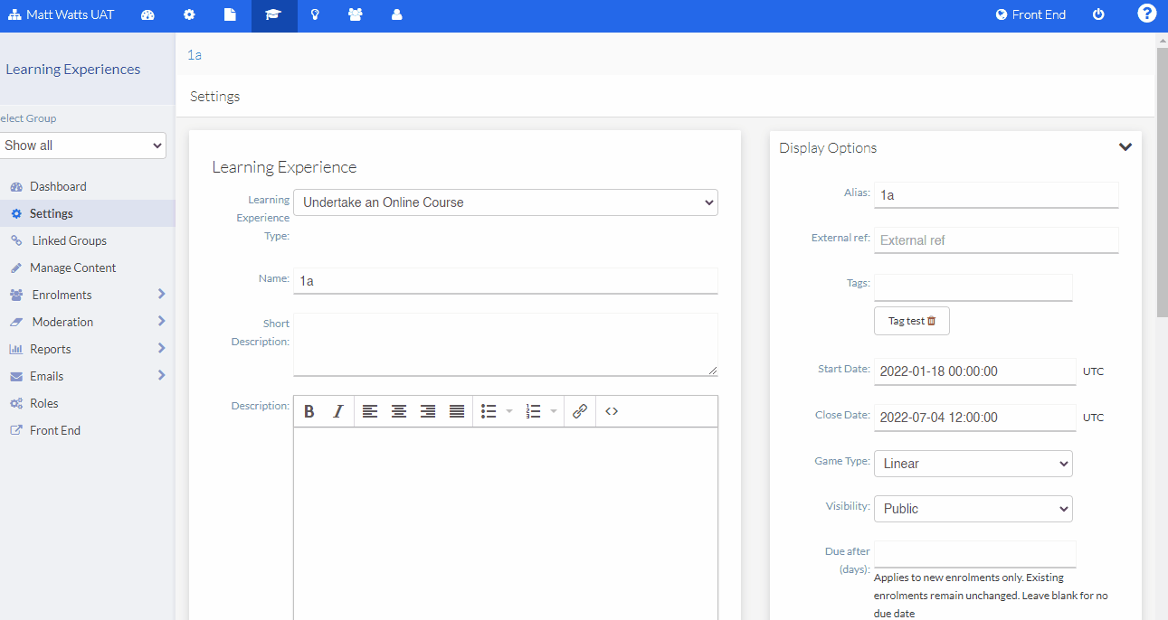 Recommendations – Learning Pool Help Centre