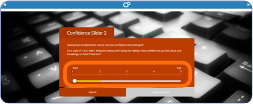 Confidence slider – Learning Pool Help Centre