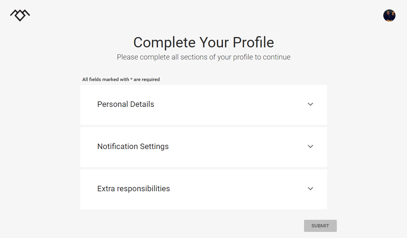 Complete your profile – Learning Pool Help Centre
