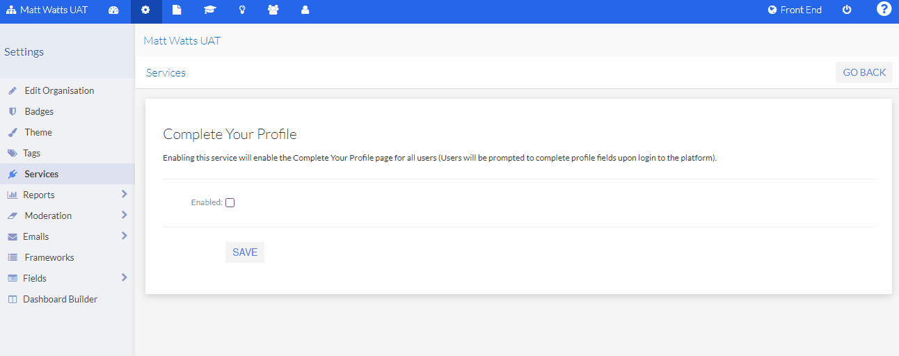 Complete your profile – Learning Pool Help Centre