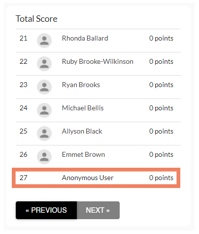 Leaderboards – Learning Pool Help Centre