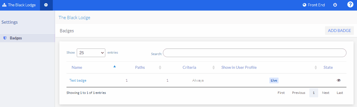 Badges – Learning Pool Help Centre