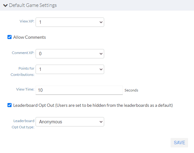 XP points – Learning Pool Help Centre