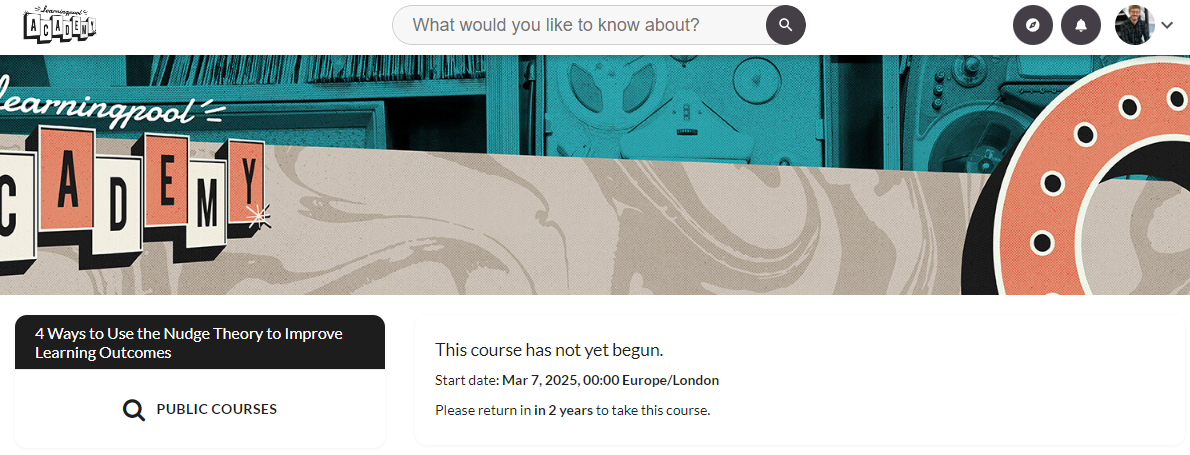 Introducing learning experiences – Learning Pool Help Centre