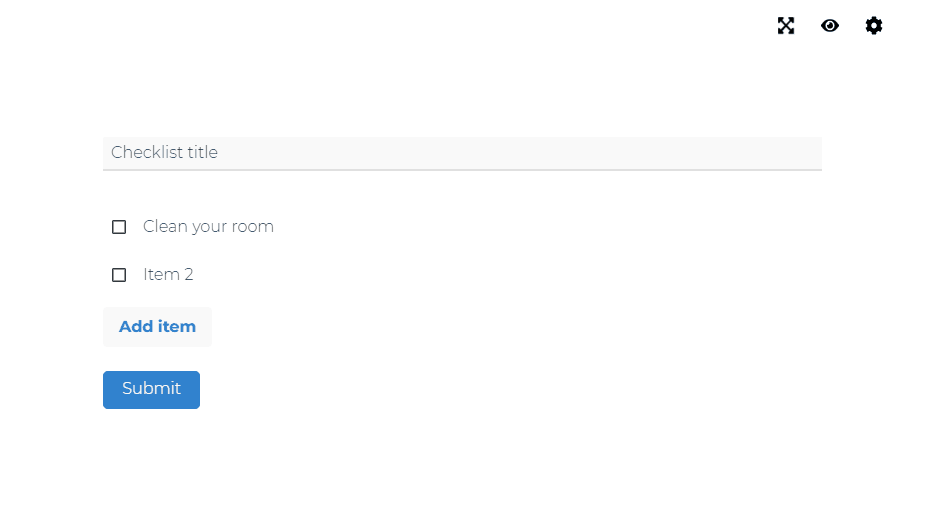 Checklist widget – Learning Pool Help Centre