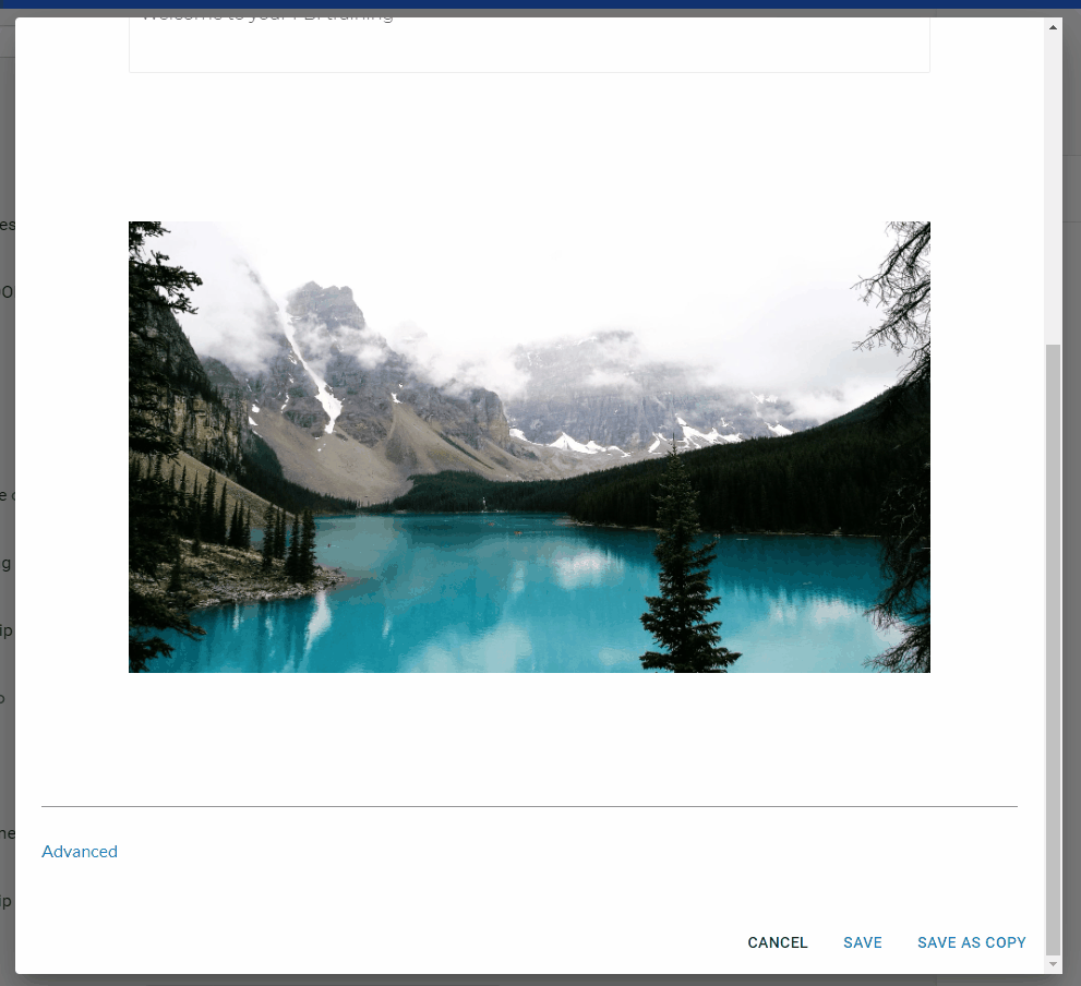 Image widget – Learning Pool Help Centre