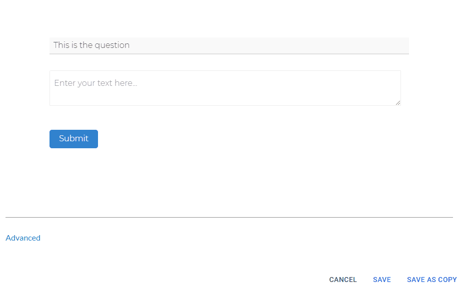 Text Input Widget Learning Pool Help Centre 
