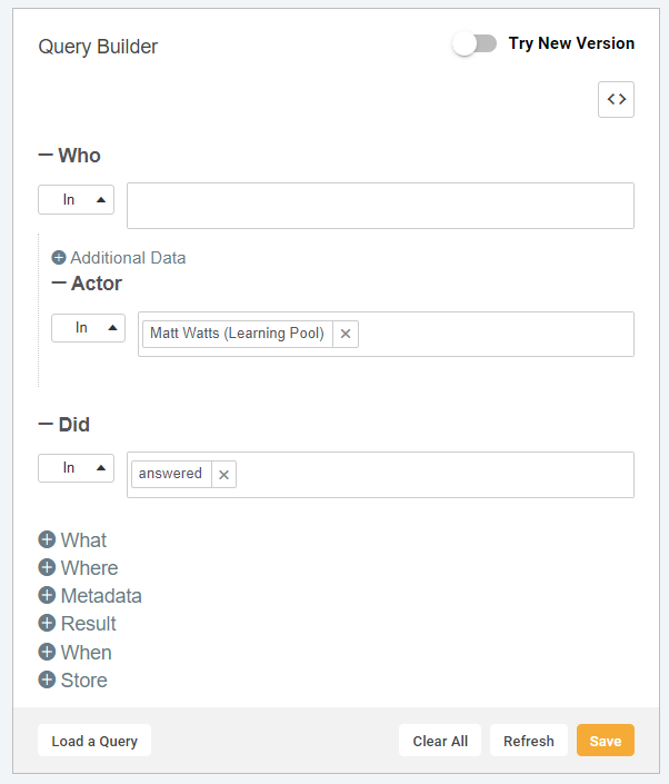 Finding A Text Input Response In The Xapi Statements Learning Pool Help Centre
