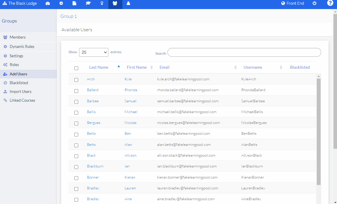Groups – Learning Pool Help Centre