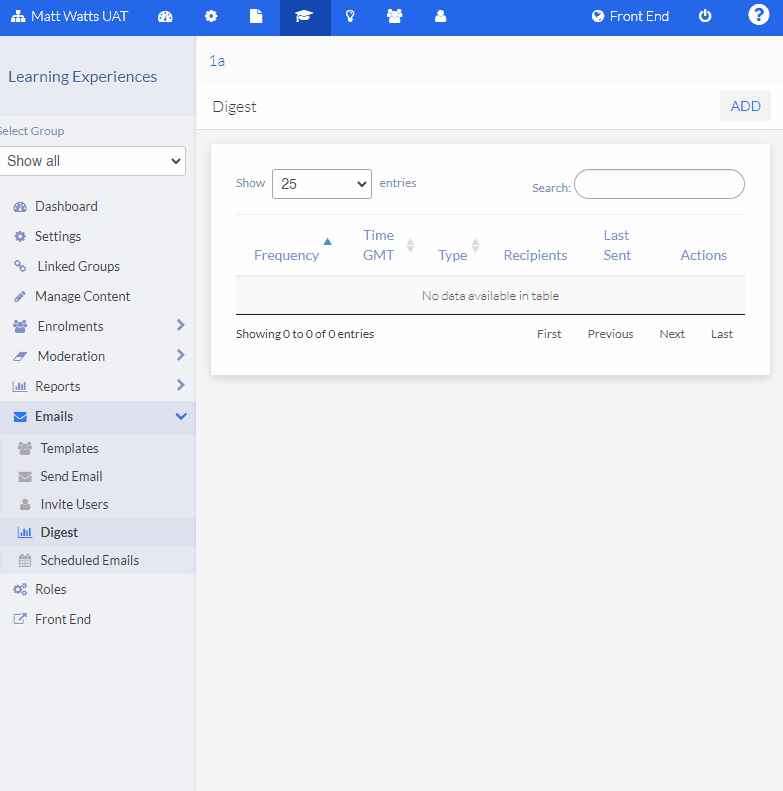 Emails – Learning Pool Help Centre