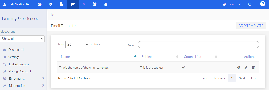 Emails – Learning Pool Help Centre