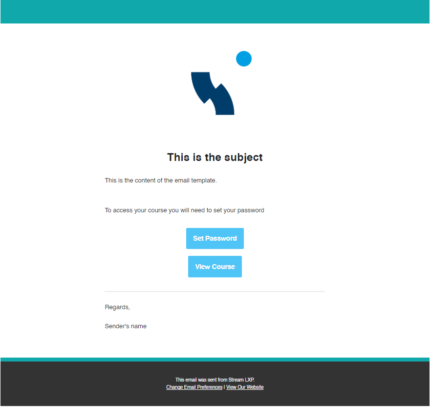 Emails – Learning Pool Help Centre