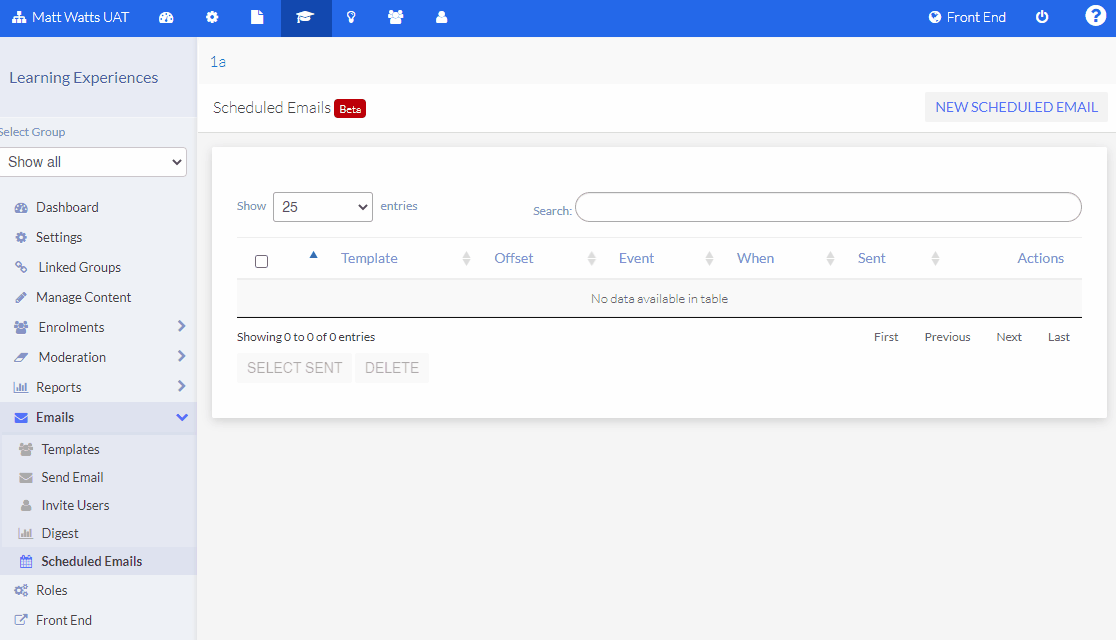 Emails – Learning Pool Help Centre