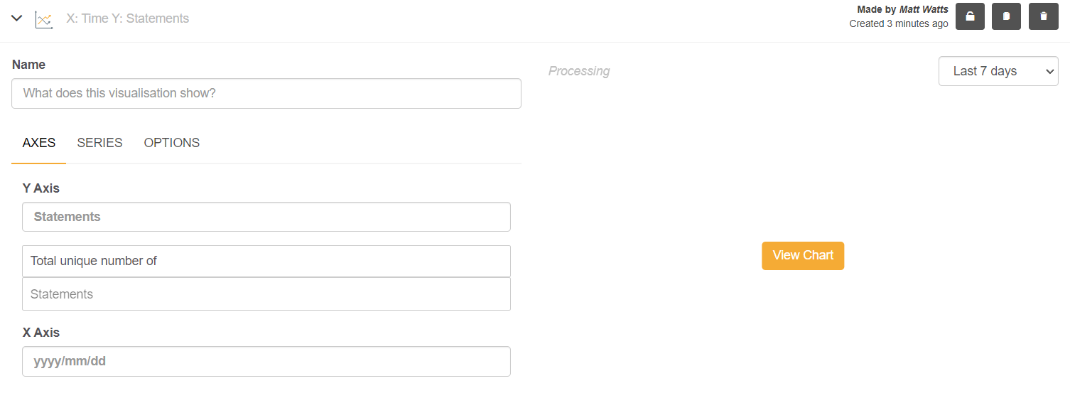 Setting up a line visualisation – Learning Pool Help Centre